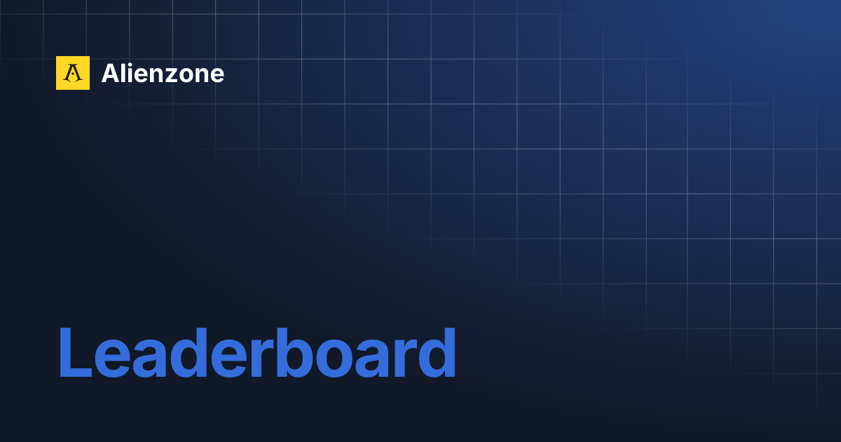 Leaderboard | Alienzone